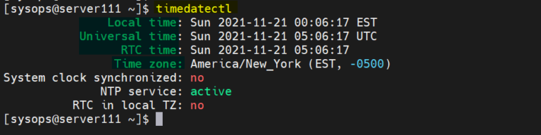 How Set Or Change Time Zone In Linux