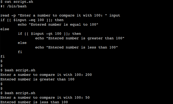 How To Use Conditional Statements if else In Bash Script LinuxBuzz