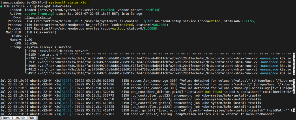 How to Install k3s Kubernetes Cluster on Ubuntu 22.04 | LinuxBuzz How to Install k3s Kubernetes Cluster on Ubuntu 22.04 | LinuxBuzz